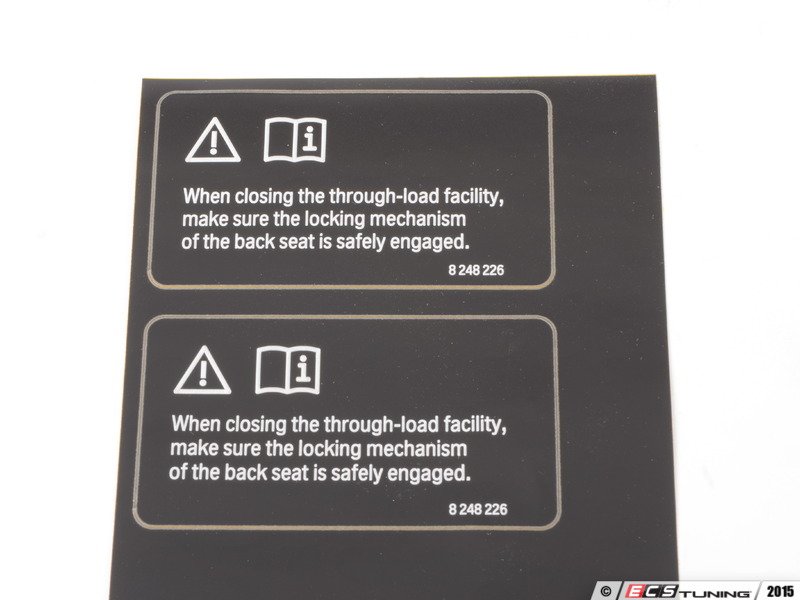 Genuine BMW - 71218248226 - LABEL (71-21-8-248-226)
