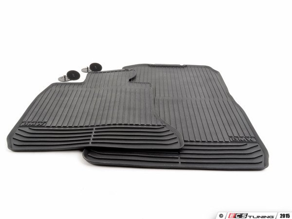 Genuine BMW - 51472409275 - F01/02 Front All-Weather Floor Mats - Black ...