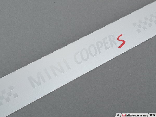 Genuine MINI - 51477406650 - Cooper S Logo Door Sill For Rocker Panel ...