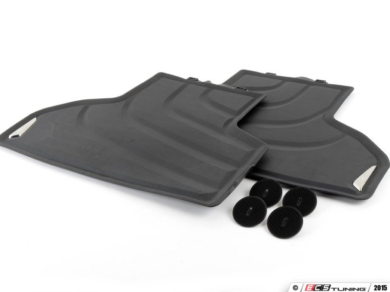 Genuine BMW - 51472347733 - F15 Rear Floor Mat Set - Black (51-47-2-347 ...