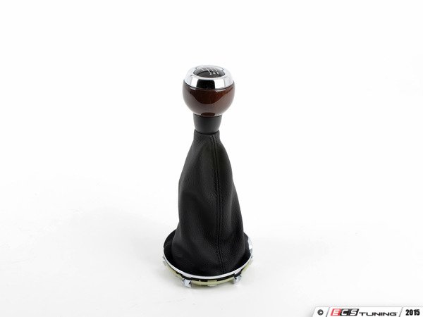 Genuine MINI - 25112753786 - Wooden Shift Knob W/ Boot - Chrome (25-11 ...
