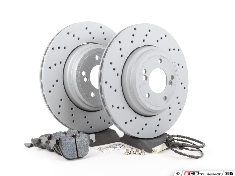Assembled By ECS - 34212283803KT1 - Performance Rear Brake Service Kit