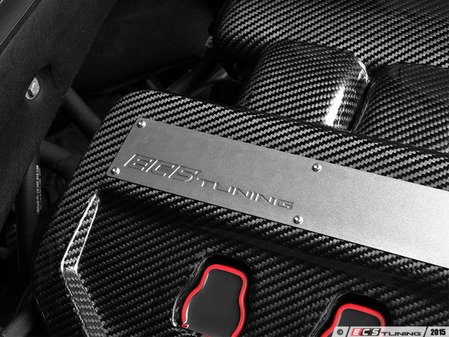 Assembled By ECS - 005243ECS04KT - Carbon Fiber Engine Cover Kit - Audi ...