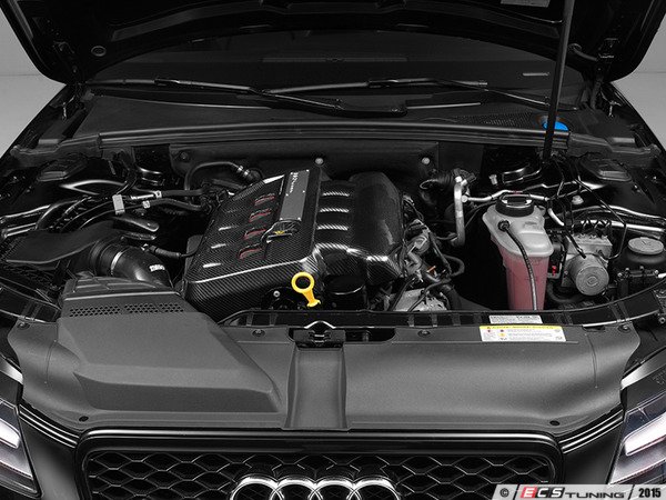 Assembled By ECS - 005243ECS04KT - Carbon Fiber Engine Cover Kit - Audi ...