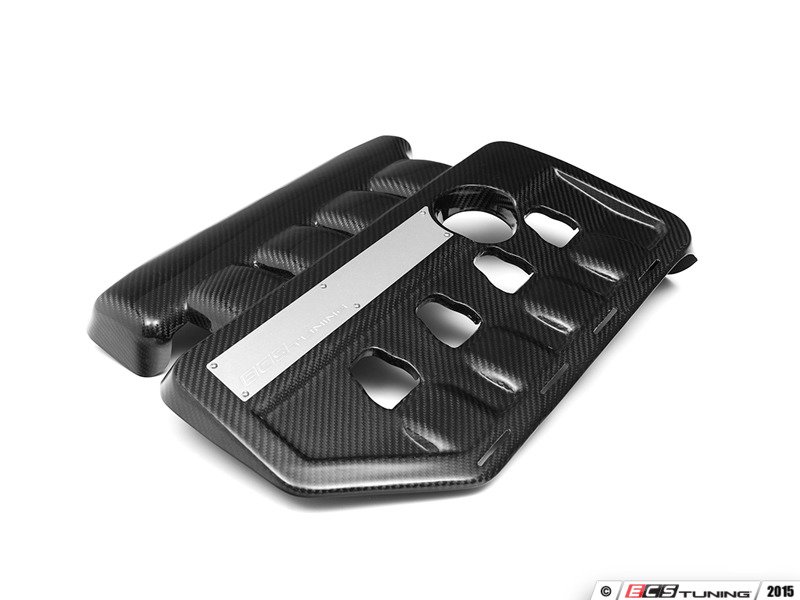 Assembled By ECS - 005243ECS04KT - Carbon Fiber Engine Cover Kit - Audi ...