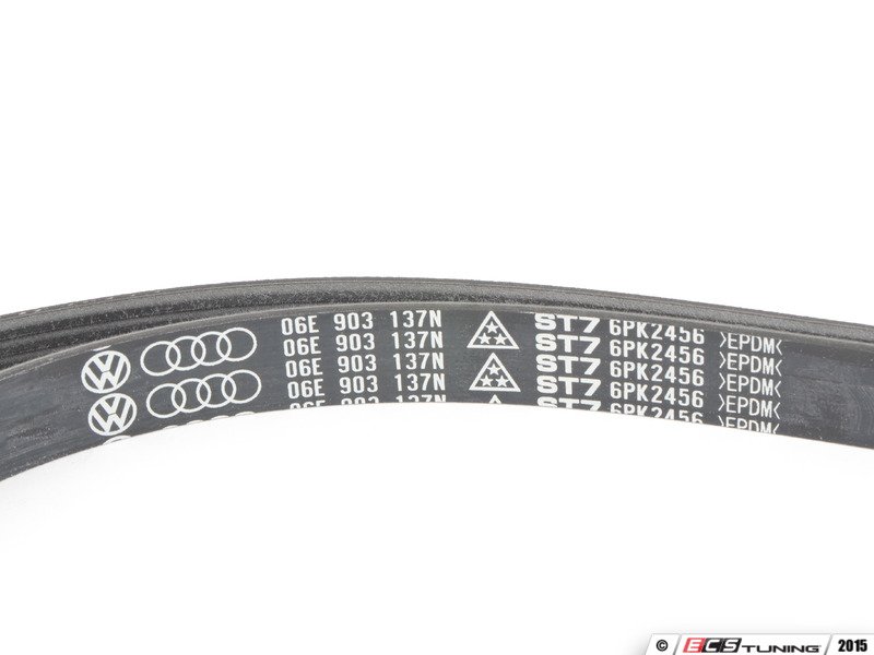 Genuine Volkswagen Audi - 06E903137N - Accessory Belt (06E 903 137 N)
