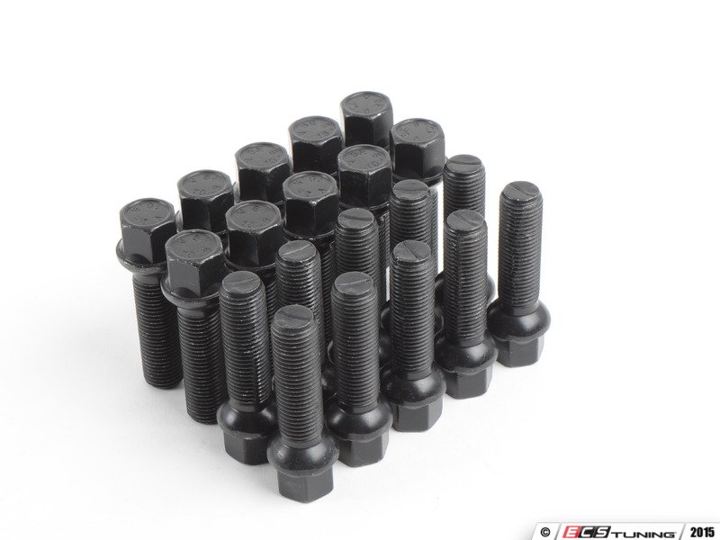 ECS - 006169ECS01KT1 - RS7 Wheel Spacer Flush Fit Kit - Black Bolts