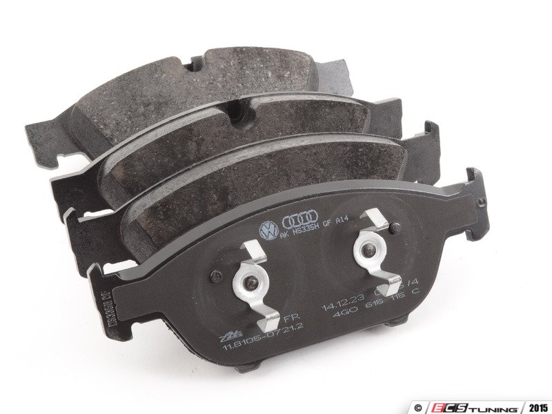 Genuine Volkswagen Audi - 4G0698151S - Front Brake Pad Set (4G0 698 151 S)