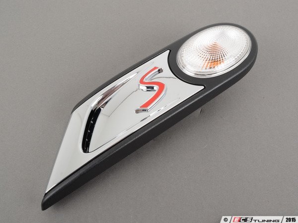Genuine MINI - 63132751969 - Side Turn Signal & Grille "S" - White ...