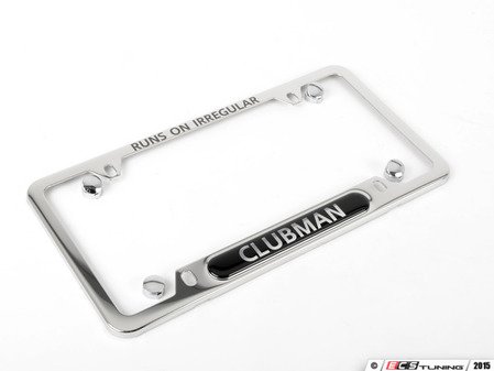 Genuine MINI - 80120440140 - MINI Clubman Logo License Plate Frame ...