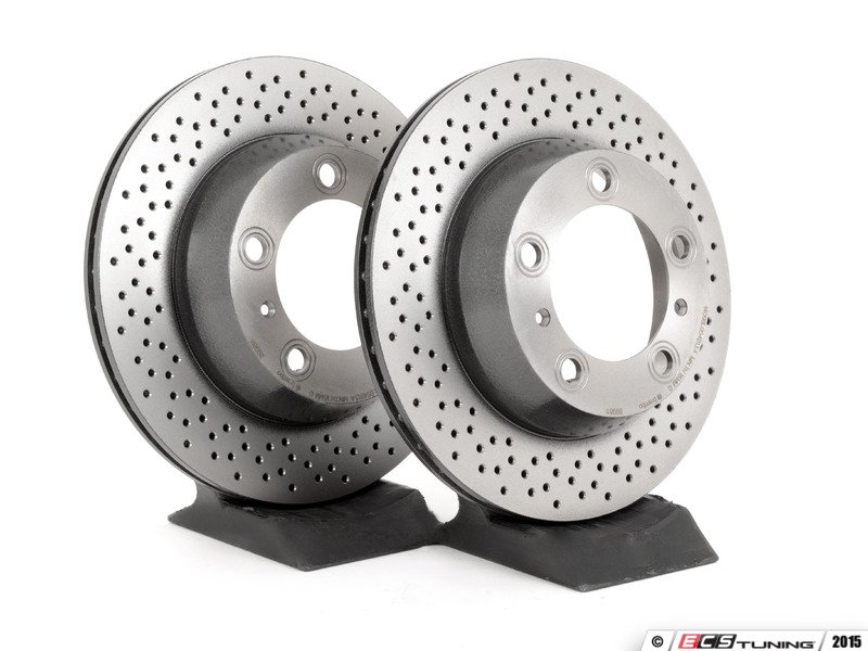 Brembo - 98735240101KT1 - Rear Brake Rotors - Pair (299x20)