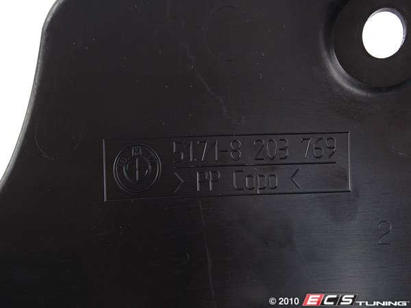 Genuine BMW - 51718203769 - Rear Fender Liner - Left (51-71-8-203-769)