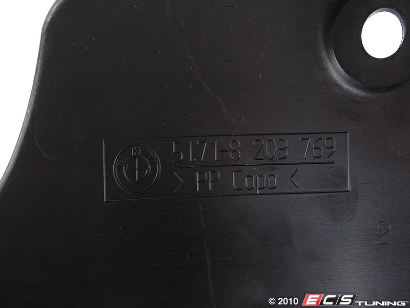 Genuine BMW - 51718203769 - Rear Fender Liner - Left (51-71-8-203-769)