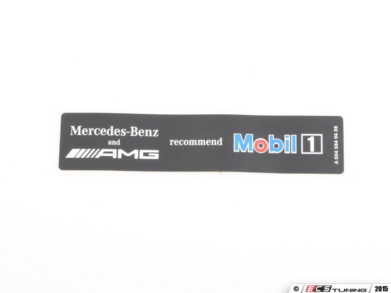 Genuine Mercedes Benz - 0045849438 - "Mercedes-Benz And AMG Recommend ...