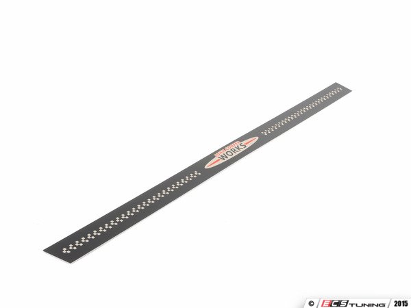 Genuine MINI - 51477406651 - JCW Black Metal Door Entry Strip ...