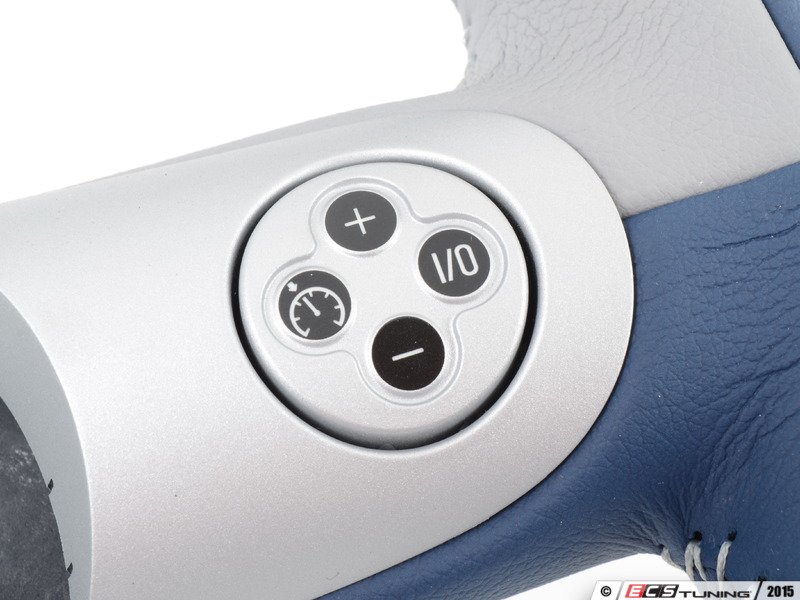 Genuine MINI - 32306770329 - Three Spoke Steering Wheel - Blue/Gray ...