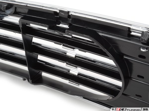 Genuine MINI - 51137026202 - Upper Grille Full Section Chrome With ...