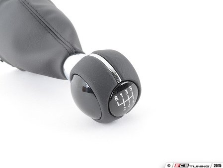 Genuine MINI - 25117641999 - Gear Shift Knob 6 Speed - Leather / Gloss ...