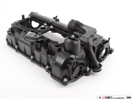 Genuine BMW - 11127588412 - Valve Cover - with PCV Valve (11-12-7-588-412)