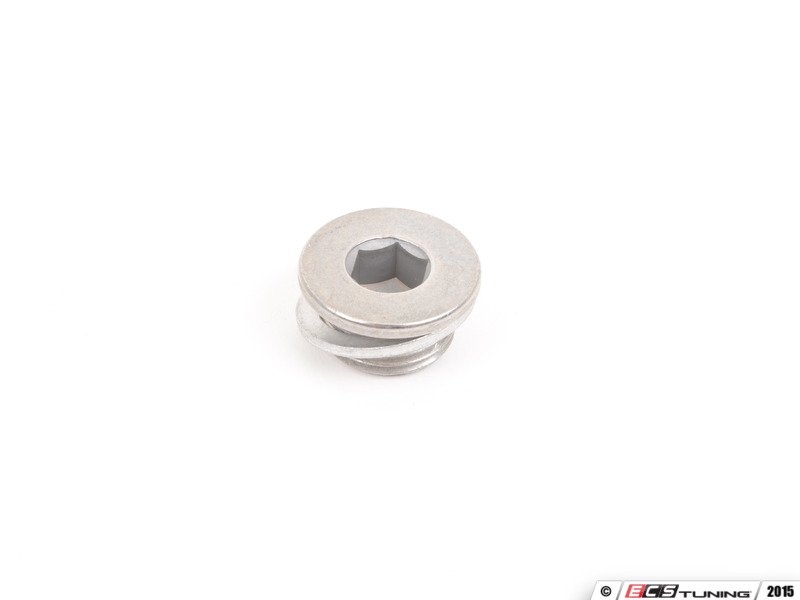 Genuine MINI - 11117558633 - SCREW PLUG WITH GASKET RING (11-11-7-558-633)
