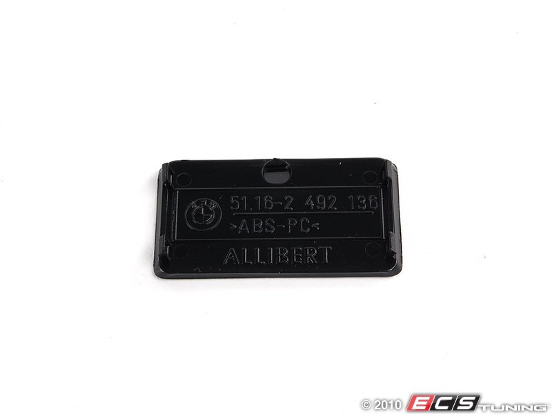Genuine BMW - 51162492136 - Blank Switch Plate - Priced Each (51-16-2 ...