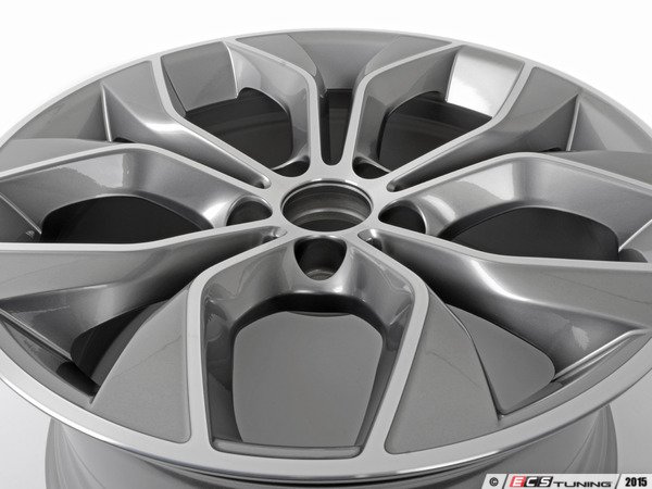 Genuine BMW - 36116862890 - 19" Y-Spoke Style 608 Reflex Silver Wheel ...