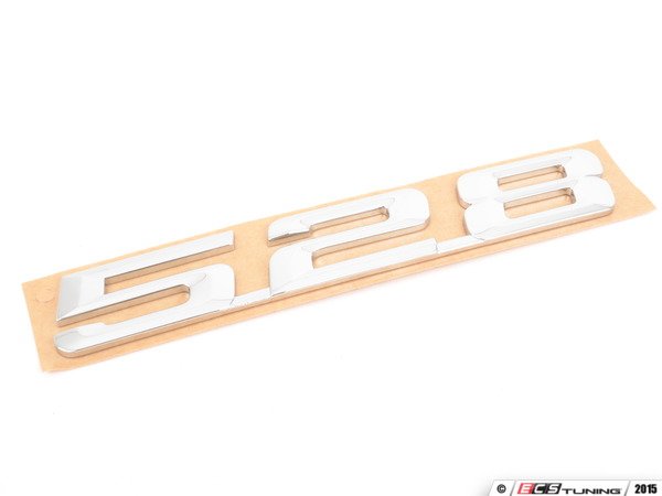 Genuine BMW - 51148167687 - EMBLEM 528 (51-14-8-167-687)