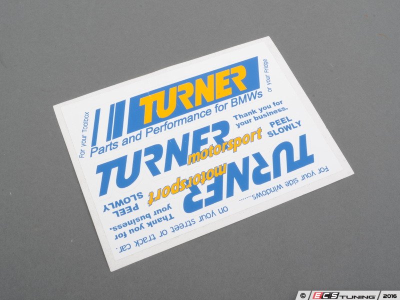 Turner Motorsport - TMS1856 - Turner Motorsport Window Stickers