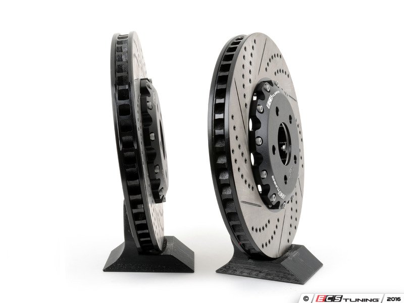 ECS - B5S4S4BBKRXSKT - Front Big Brake Kit - Stage 4 - 2-Piece Cross ...