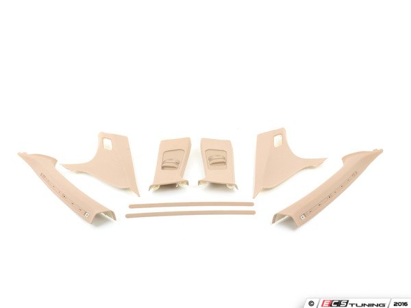 Genuine BMW - 51438268197KT - A-B-C Pillar Cover Kit - Beige
