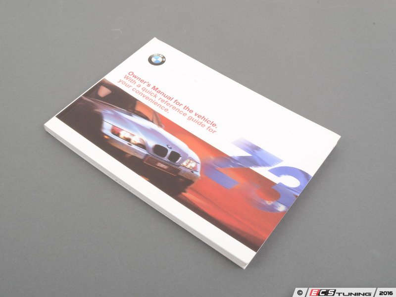 Genuine BMW - 01419791397 - Owner's Handbook Z3 E36/7 (01-41-9-791-397)