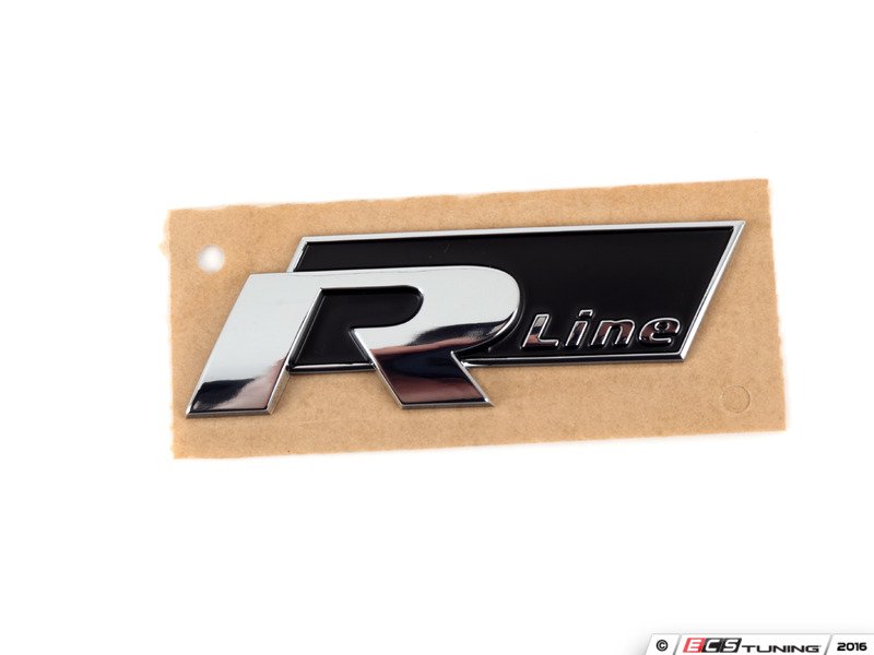 Genuine Volkswagen Audi - 5K0853688AFXC - Stick-On R-Line Badge Side ...
