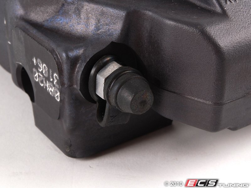 Genuine Porsche - 98635142103 - Front Brake Caliper - Black