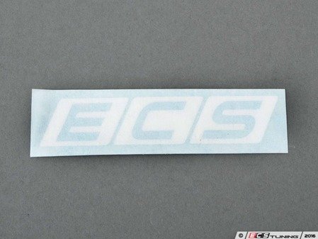 ECS - 010015ECS02A - ECS Sticker - White