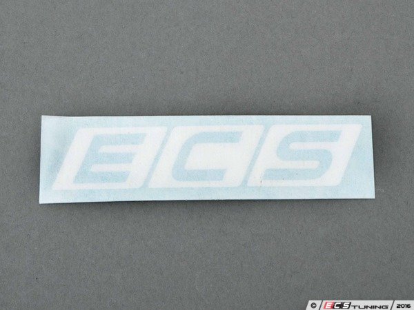 ECS - 010015ECS02A - ECS Sticker - White