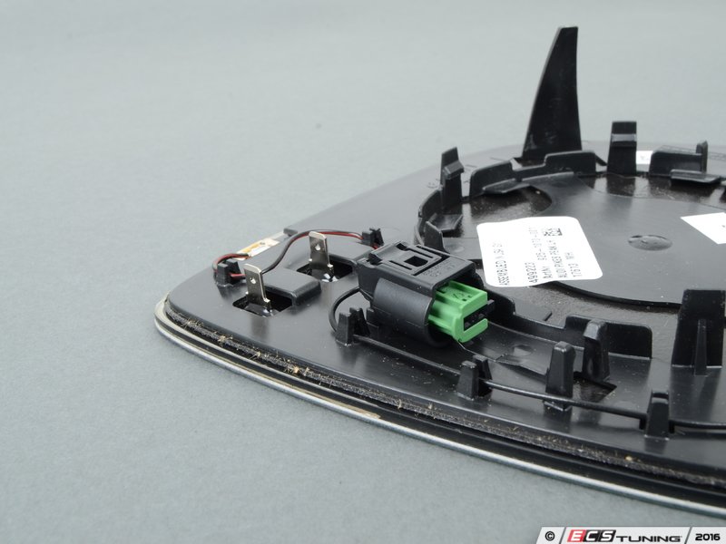 Genuine Volkswagen Audi - 4L0857535F - Mirror Glass - Left (4L0 857 535 F)