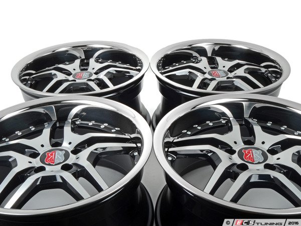 MRR Design - rw21121890bkcrKT - 18" MRR RW2 Wheels - Set Of Four