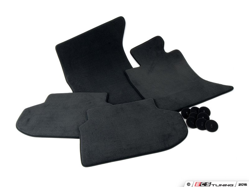 Genuine BMW - 51477351387 - Set Of Floor Mats - Black (51-47-7-351-387)