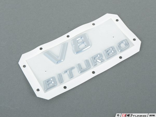 Genuine Mercedes Benz - 1668172915 - 'V8 BITURBO' Emblem