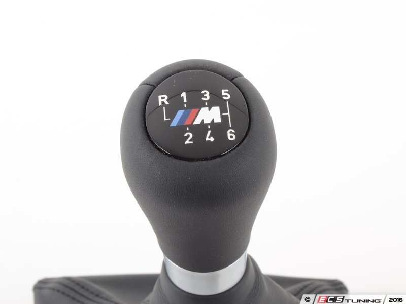 Genuine BMW - 25112284555 - BMW M Black Leather Shift Knob (25-11-2-284 ...
