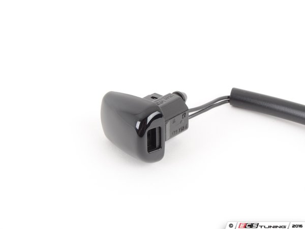 Genuine BMW - 61667054446 - Spray Nozzle - Black Glanz (61-66-7-054-446)