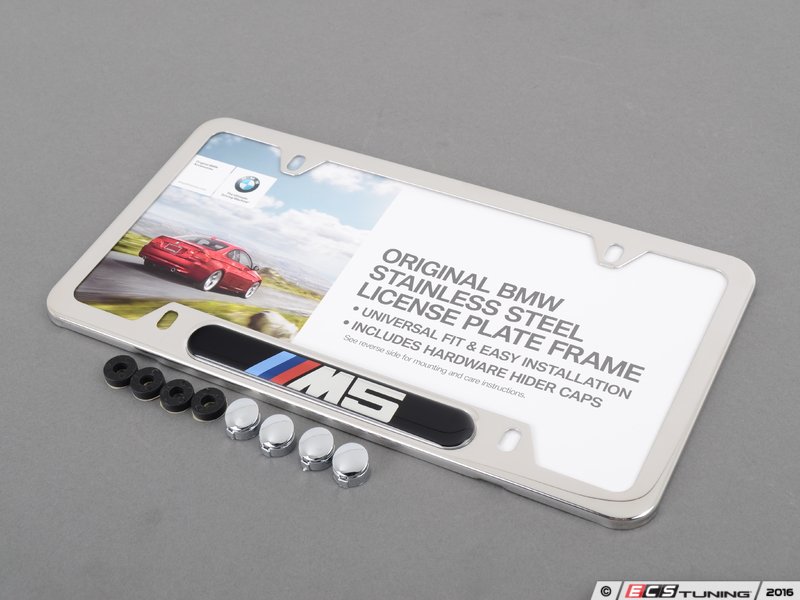 Genuine BMW - 82120149104 - "///M5" License Plate Frame - Polished ...