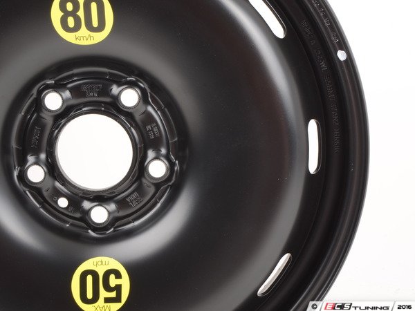 Genuine MINI - 36115A062D8 - Emergency Compact Steel Wheel - Spare (36 ...