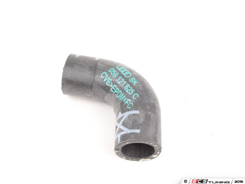 Genuine Volkswagen Audi - 059121625D - Coolant Hose Elbow (059 121 625 D)