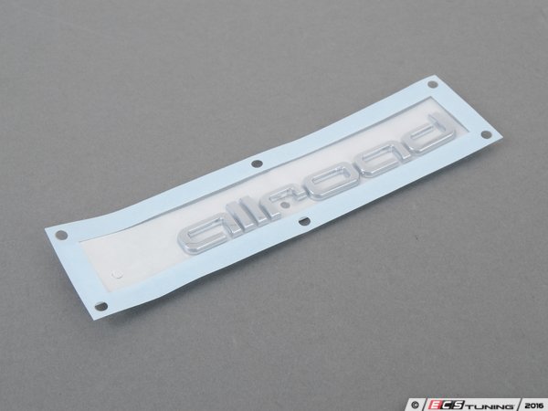Genuine Volkswagen Audi - 8K9853735A2ZZ - NAME PLATE (8K9 853 735 A 2ZZ)