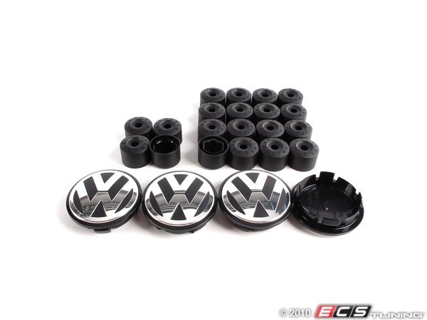 Genuine Volkswagen Audi - 1K0MK5R32 - MK5 R32 Center Cap Package (1K0 ...