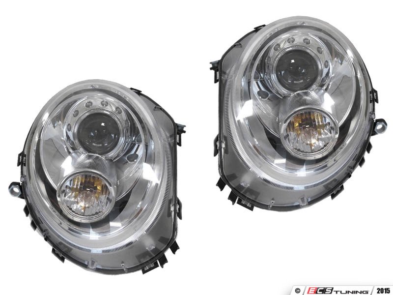 ECS News - Spyder MINI Cooper Projector Blackout LED DRL Headlight