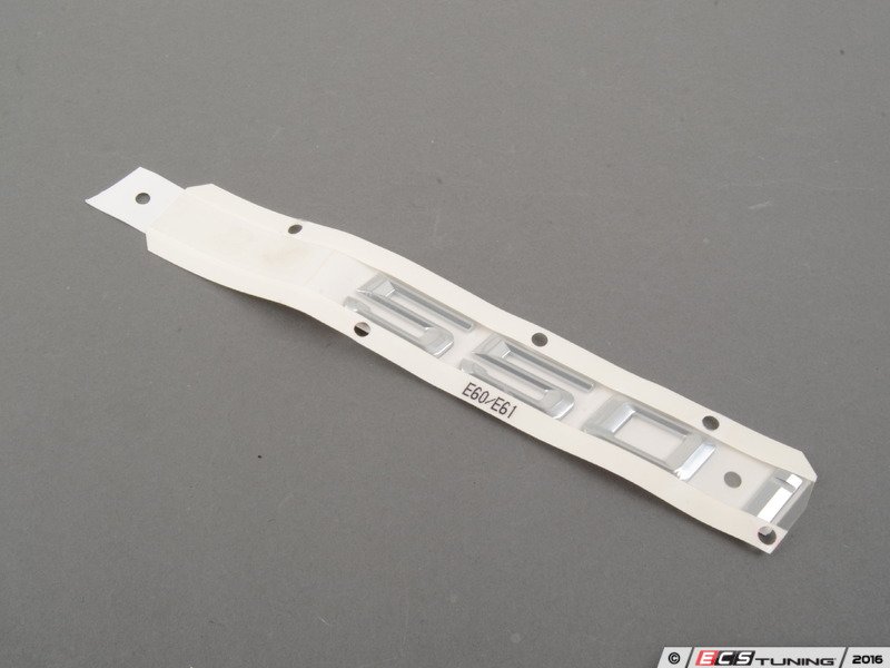 Genuine BMW - 51147164137 - Model Emblem - 550I (51-14-7-164-137)