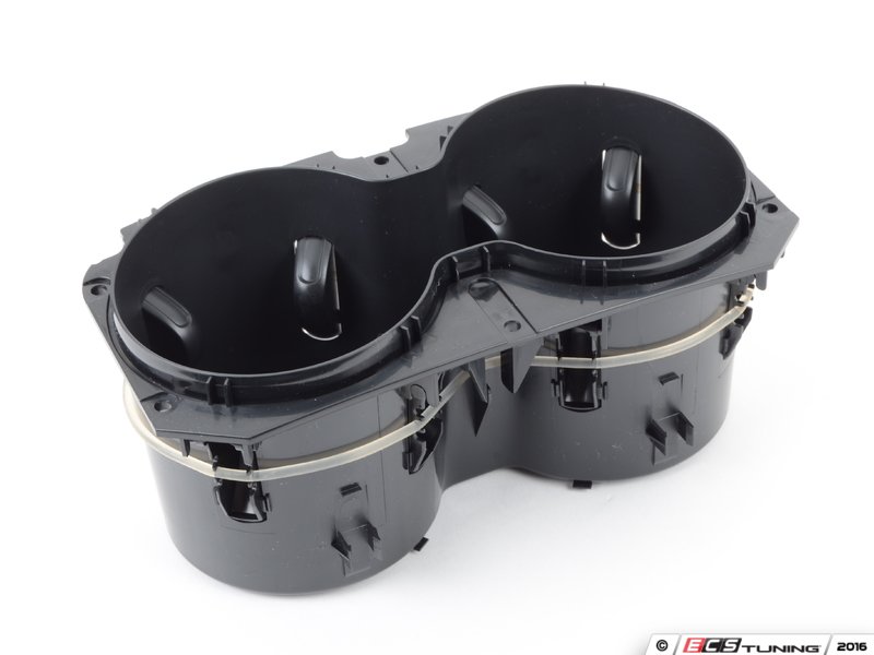 Genuine Volkswagen Audi - 7P68586029B9 - Cup Holder Assembly - Satin Black