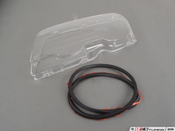 URO - 63128382191kit - Headlight Lens With Gasket - Left